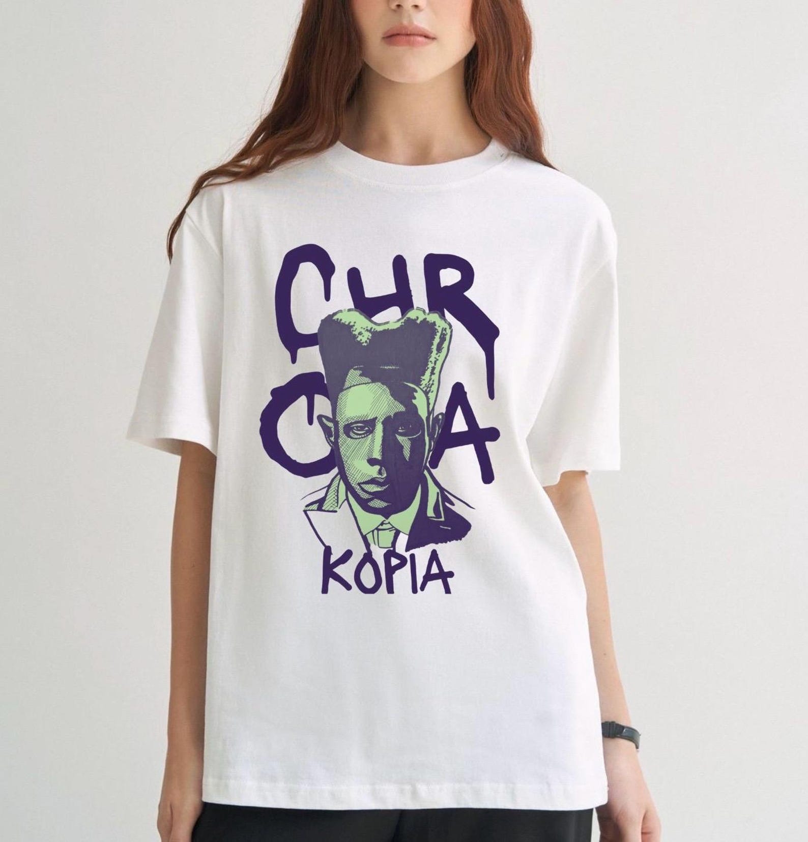 Tyler the Creator CHROMAKOPIA Tee Green Monochromatic Graphic Shirt ...