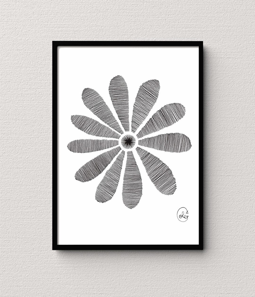 Flower#2: Flower Hypnosis 6x8 Print - Etsy