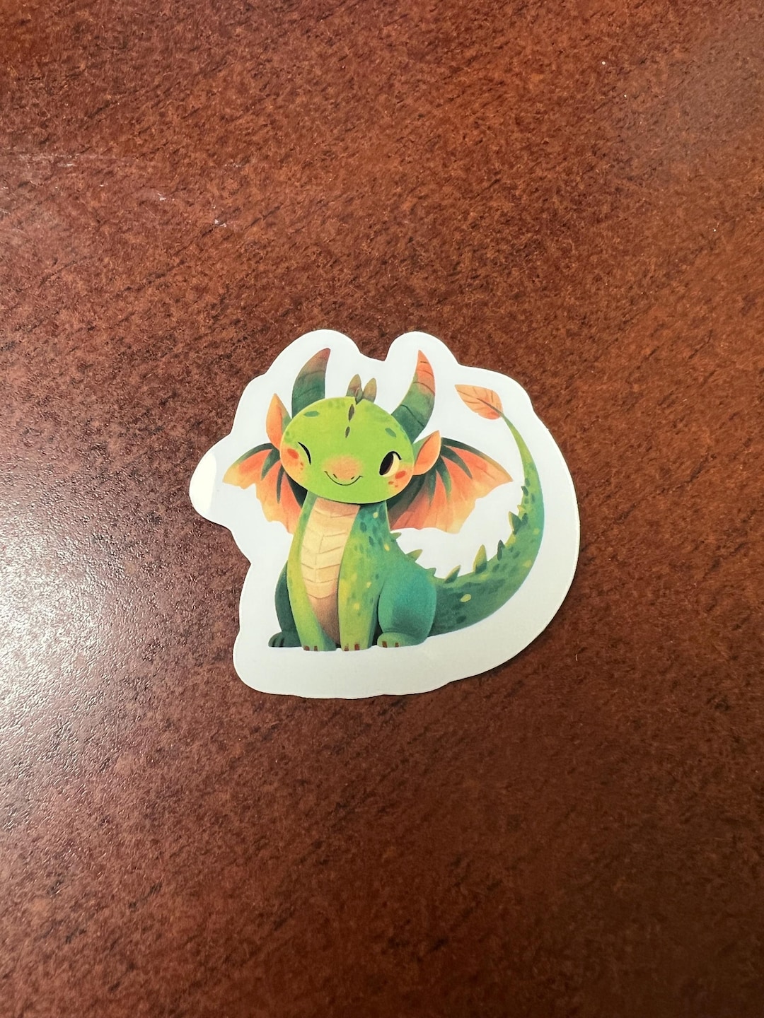 Adorable Baby Dragon Sticker. Vinyl Decal for Phones, Laptops, Crafts ...