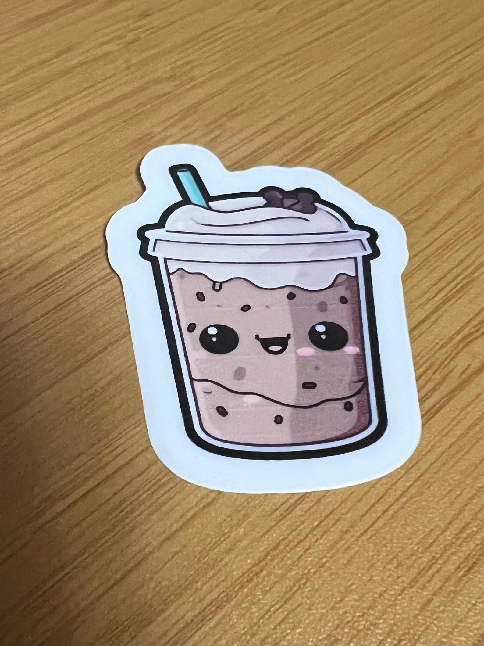 Kawaii Coffee Sticker #1 Cute Coffee Sticker for Laptop, Phone ...