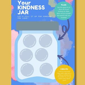 YOUR KINDNESS JAR A4 Printable Poster Activity for Kind Kids Worksheet ...