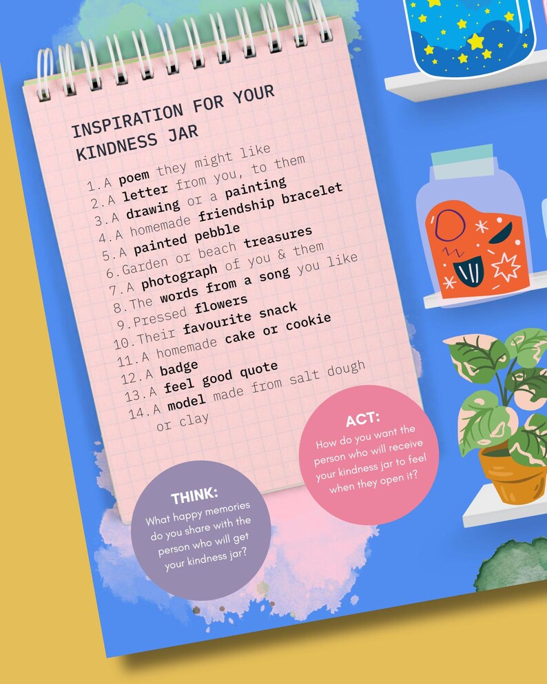 YOUR KINDNESS JAR A4 Printable Poster Activity for Kind Kids Worksheet ...