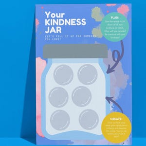 YOUR KINDNESS JAR A4 Printable Poster Activity for Kind Kids Worksheet ...