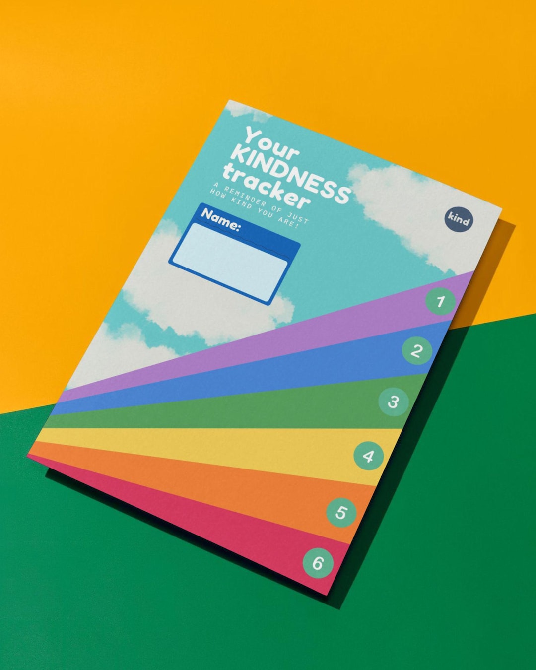 KINDNESS TRACKER A4 Printable Poster for Kind Kids Mood Meter, Feelings ...