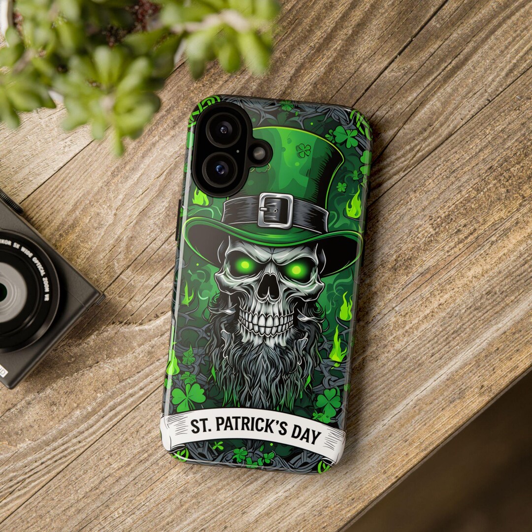 Goth St Patricks Day Phone Case Goth Phone Case Gothic Grunge Emo Cover ...