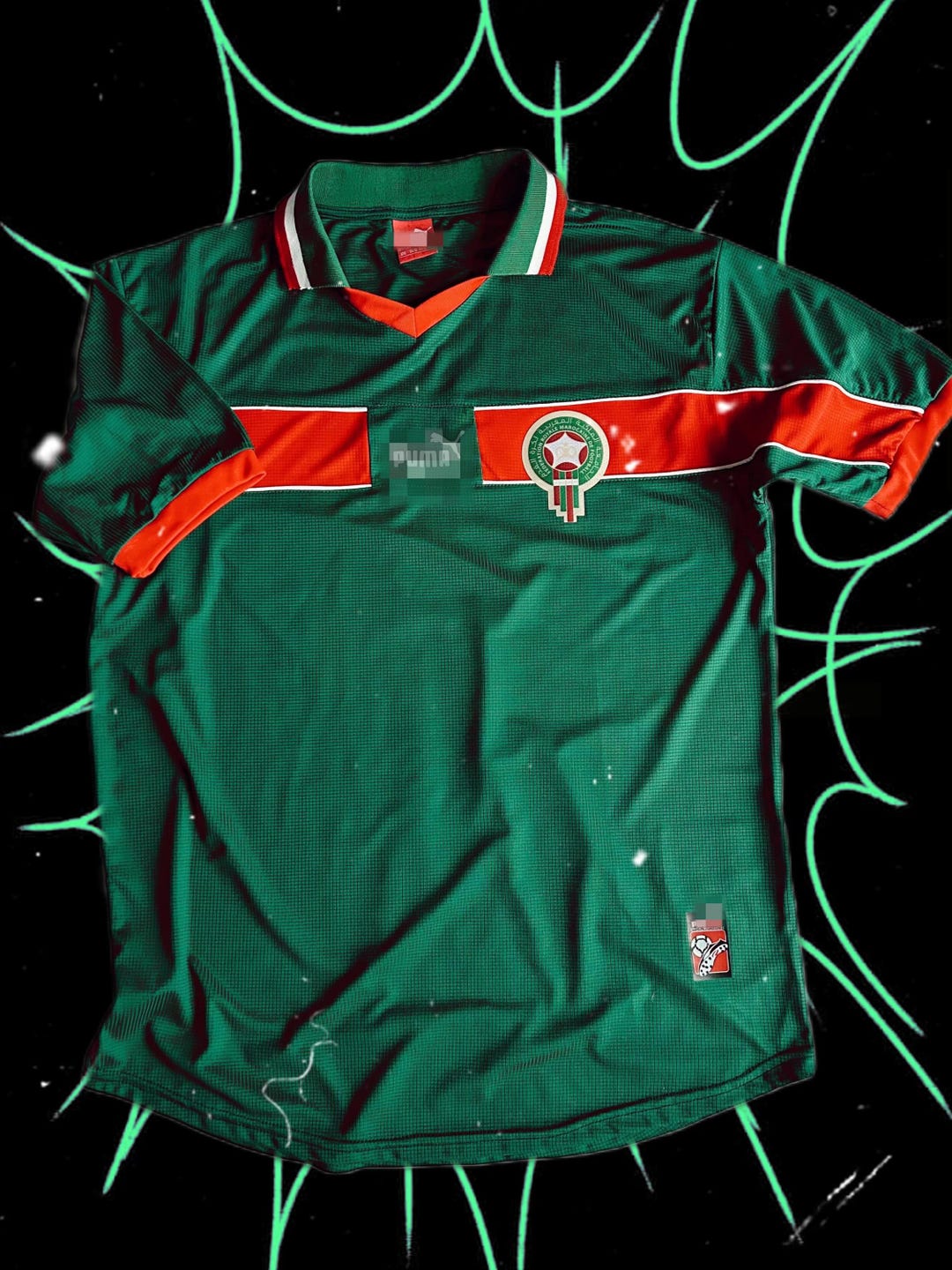 Morocco National Team Jersey 1998 - Etsy