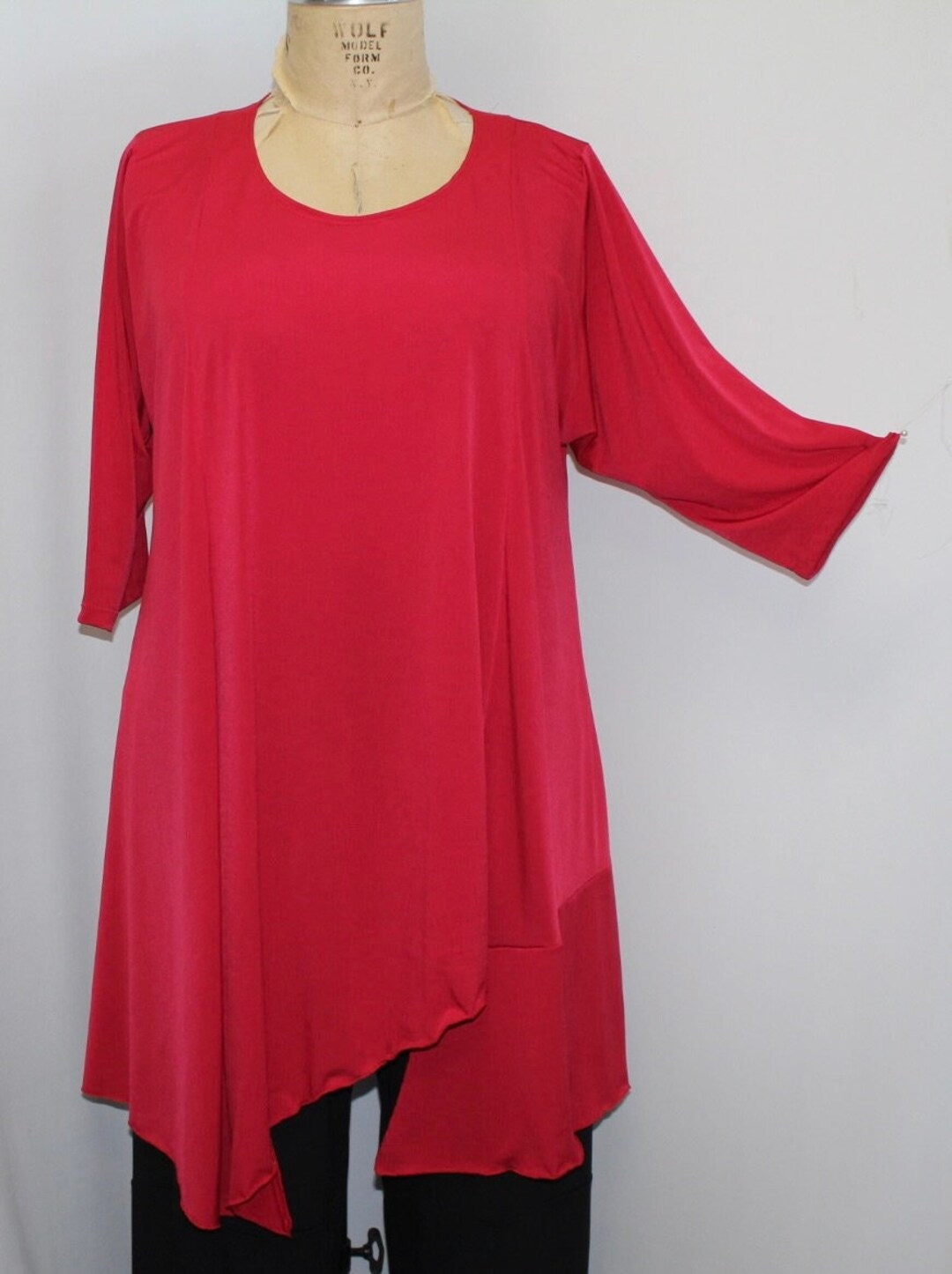 Plus Size Tunic, Coco and Juan, Plus Size Women's Top, Asymmetric Tunic ...