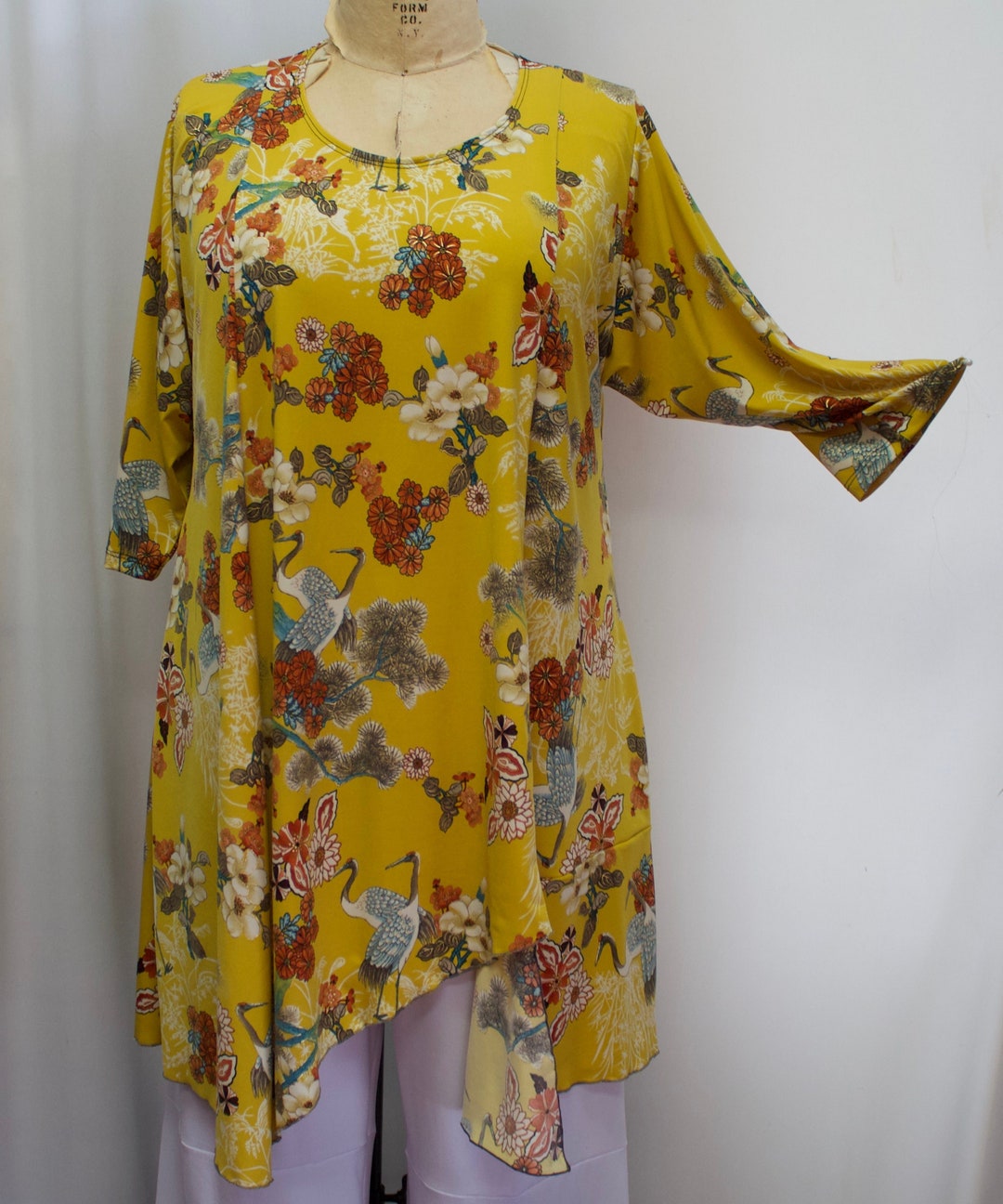 Coco and Juan, Lagenlook, Plus Size Top, Asymmetric Women's Tunic Top ...