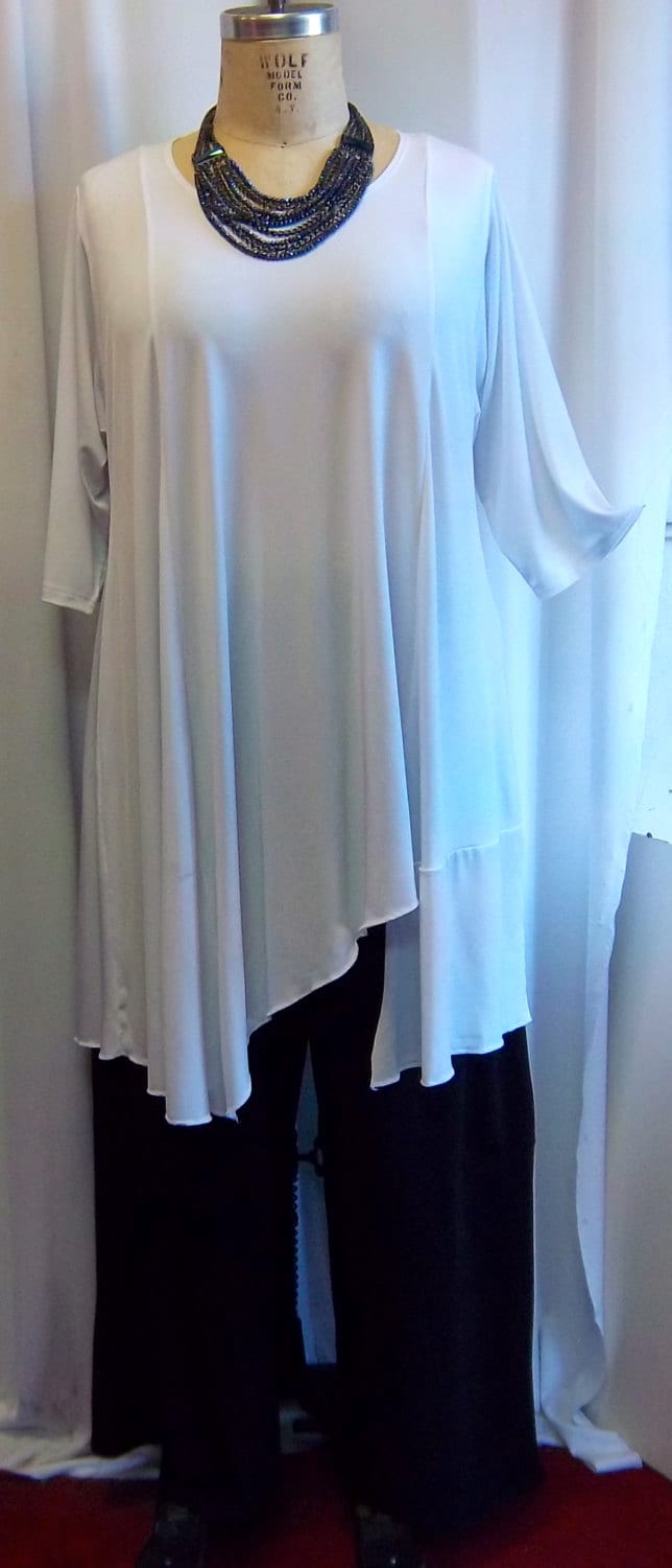 Plus Size Top Coco and Juan Plus Size Tunic Asymmetrical - Etsy
