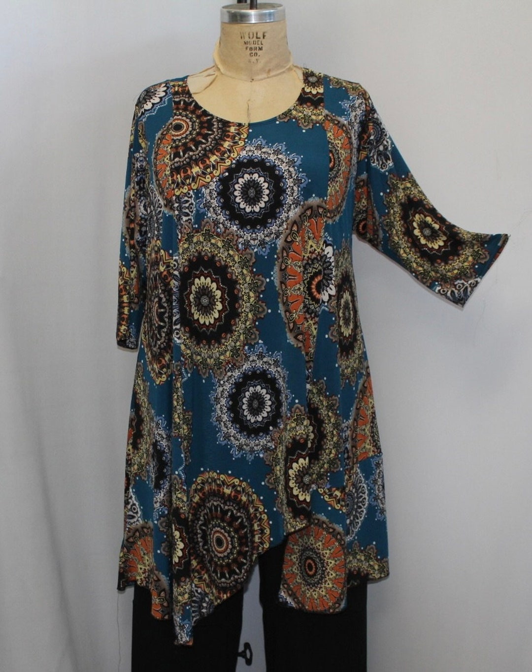 Coco and Juan, Lagenlook, Plus Size Top, Asymmetric Womens Tunic Top ...
