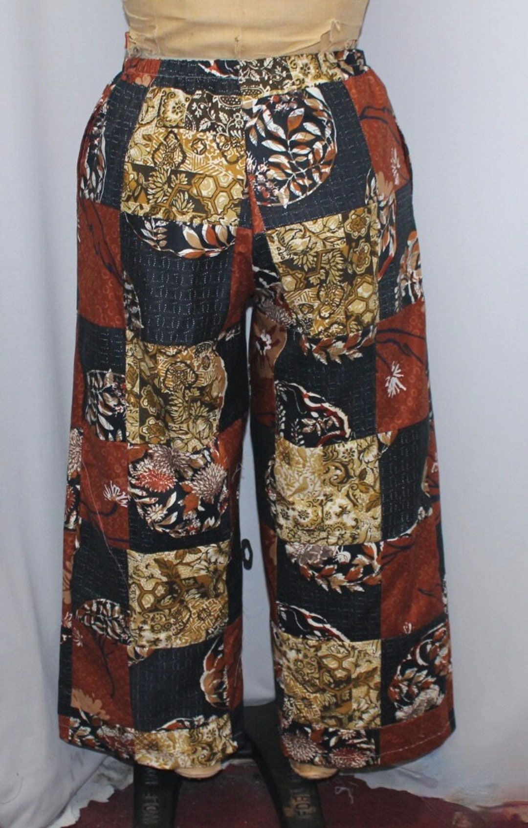 Handmade, Patchwork, Plus Size Pants, Coco and Juan, Lagenlook Pants ...