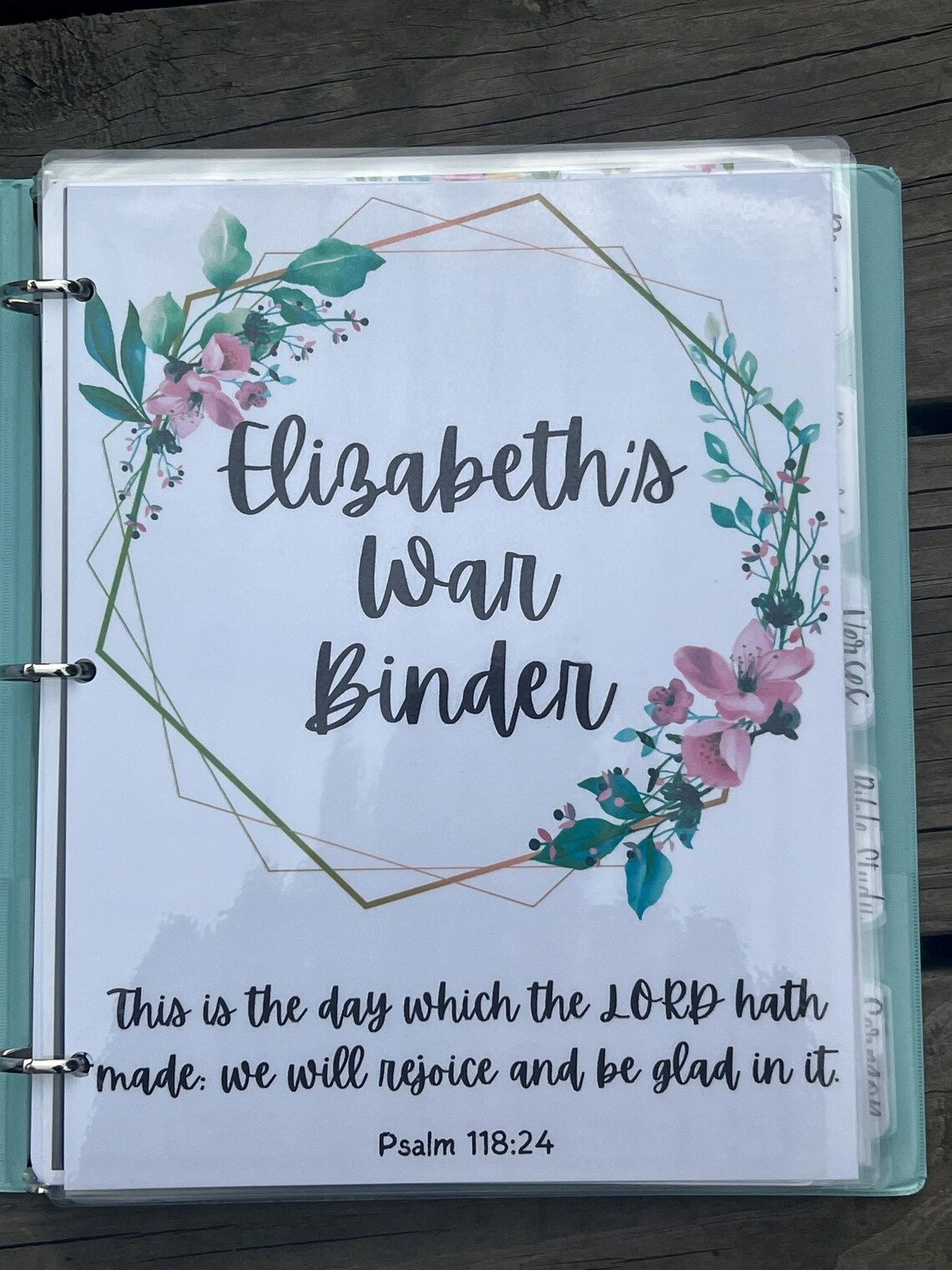 War Binder * Prayer Journal - Etsy