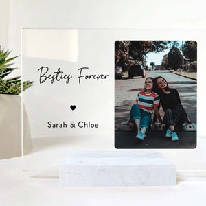 Personalized Best Friend Gift • Besties Frame • Custom Friendship Gift ...