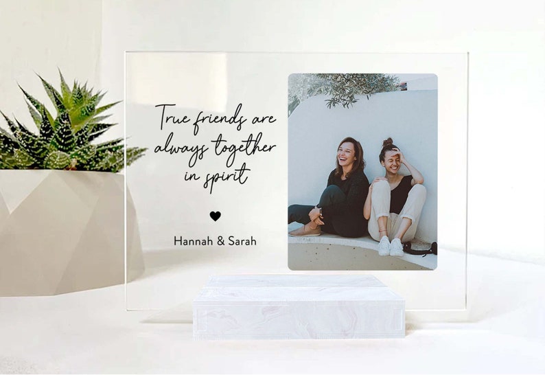 Personalized Best Friend Gift Besties Frame Custom - Etsy