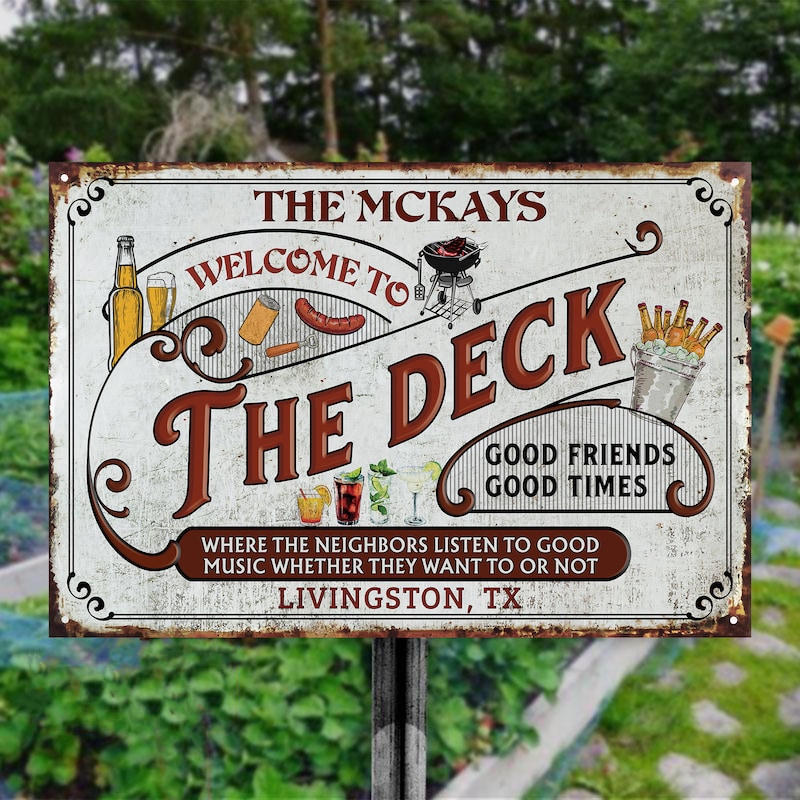 Deck Sign - Etsy