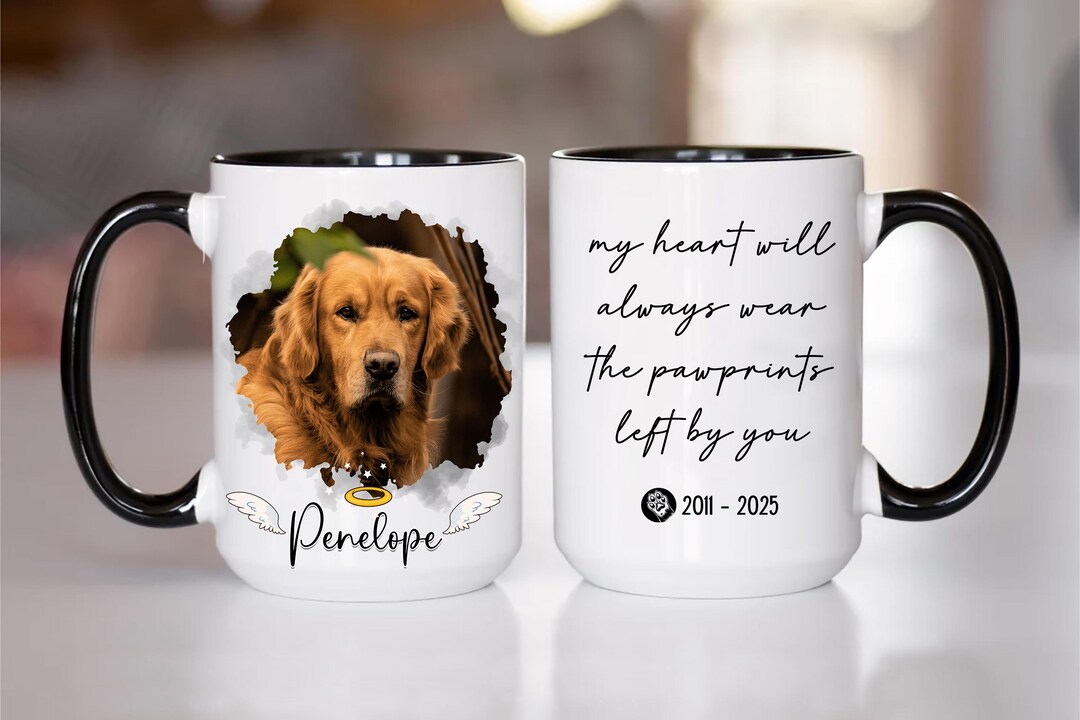 Custom Photo Mug for Dog Dad • Personalized Fathers Day Gift for Dog ...