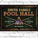 Personalized Billiards Pool Hall Customized Classic Metal Signs Home ...