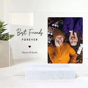 Personalized Best Friend Gift • Besties Frame • Custom Friendship Gift ...