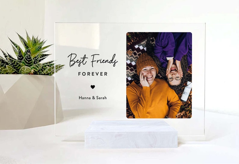 Personalized Best Friend Gift Besties Frame Custom - Etsy
