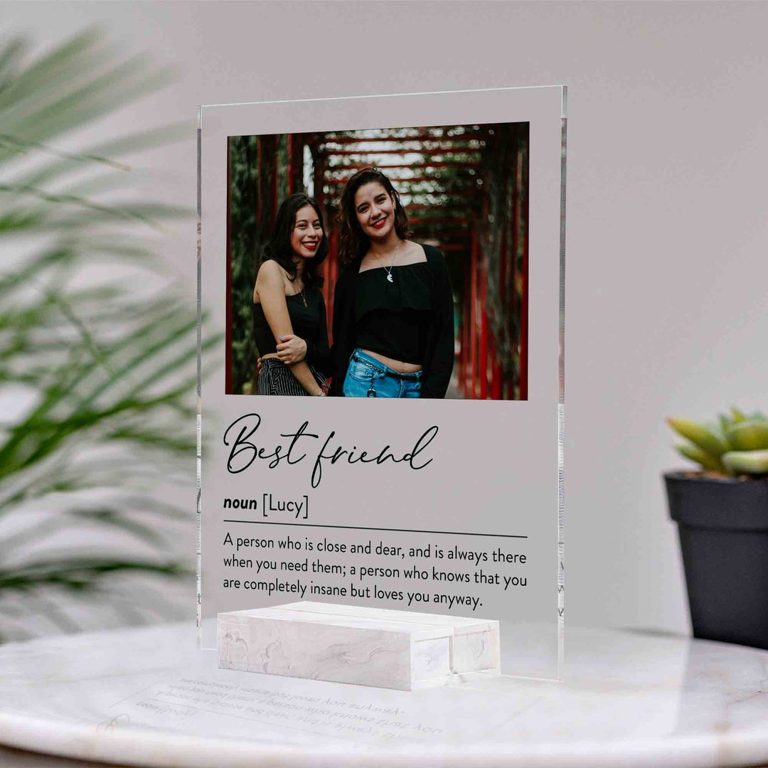 Personalized Best Friend Gift • Besties Frame • Custom Friendship Gift ...