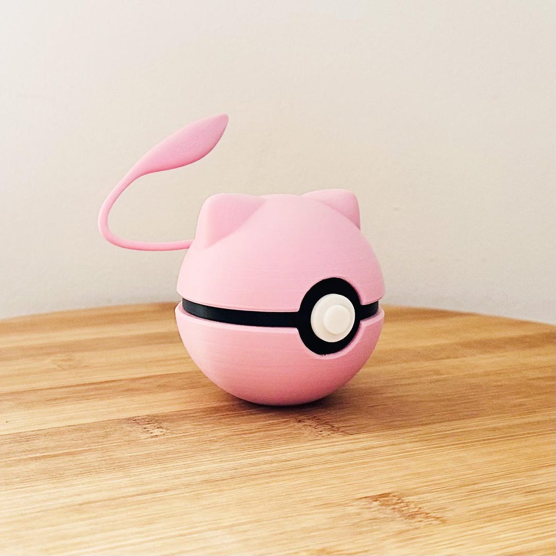 Mew Pokeball – Pokémon 3D Printed Decorative Figure – Collection & Gift ...