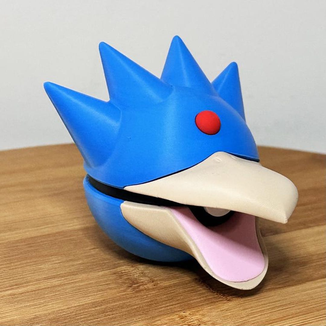 Pokeball Golduck – Pokémon 3D Printed Decorative Figure – Collection ...