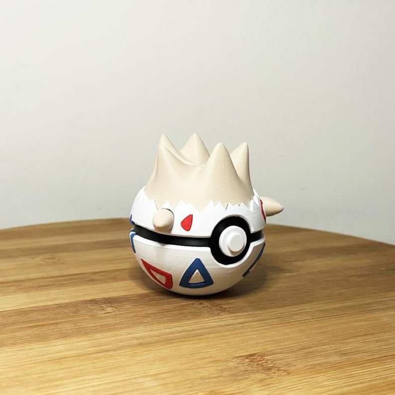 Pokeball Togepi – Pokémon 3D Printed Decorative Figure – Collection ...