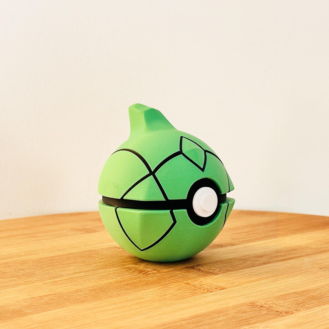 Pokeball Metapod – Pokémon 3D Printed Decorative Figure – Collection ...
