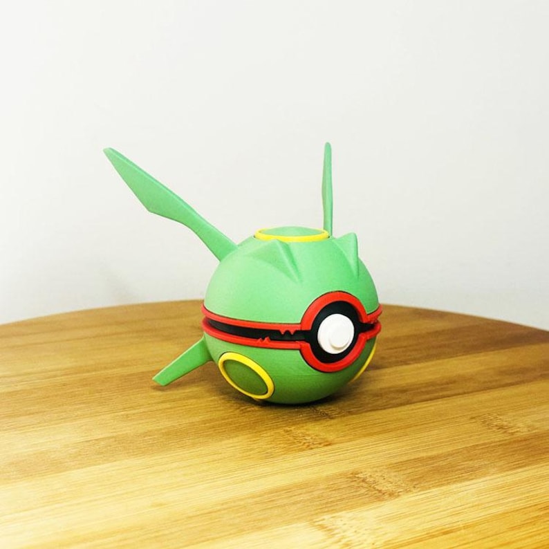 Pokeball Rayquaza – Pokémon 3D Printed Decorative Figure – Collection ...