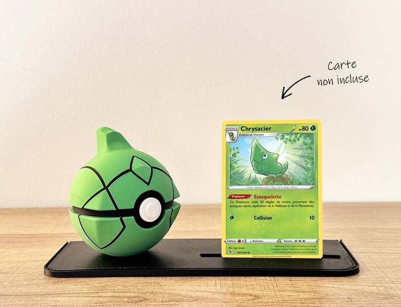 Pokeball Metapod – Pokémon 3D Printed Decorative Figure – Collection ...