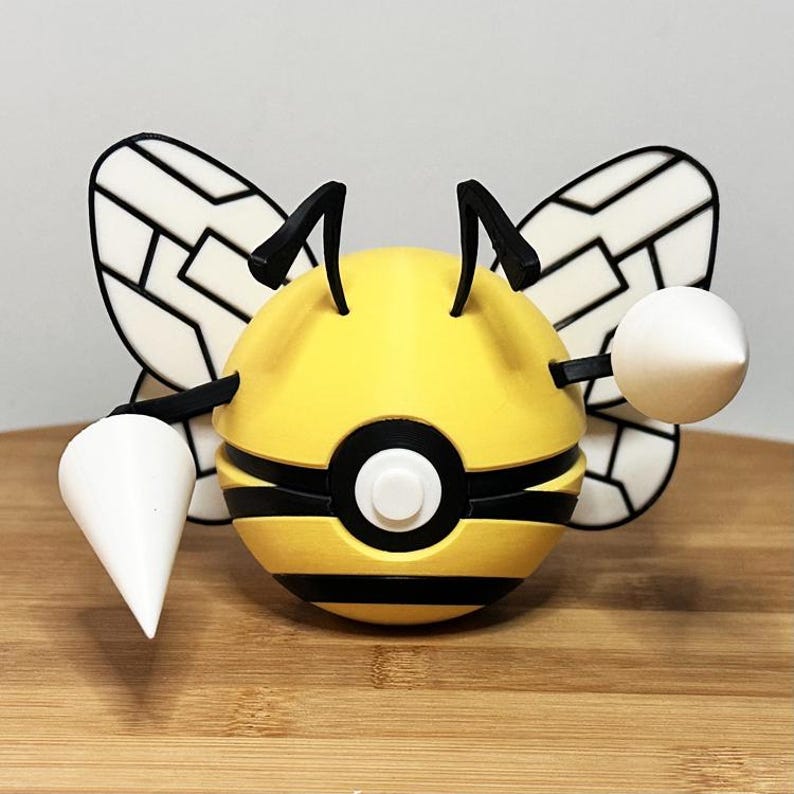 Pokeball Beedrill – Pokémon 3D Printed Decorative Figure – Collection ...