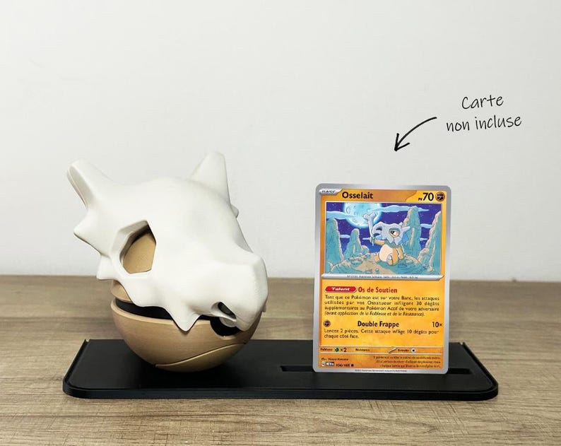 Pokeball Cubone – Pokémon 3D Printed Decorative Figure – Collection ...