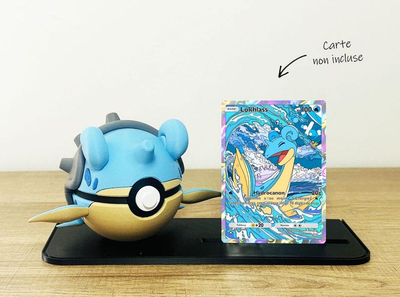 Pokeball Lapras – Pokémon 3D Printed Decorative Figure – Collection ...