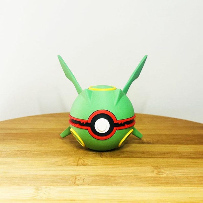 Pokeball Rayquaza – Pokémon 3D Printed Decorative Figure – Collection ...