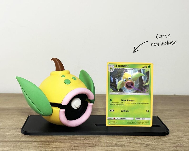 Pokeball Weepinbell – Pokémon 3D Printed Decorative Figure – Collection ...