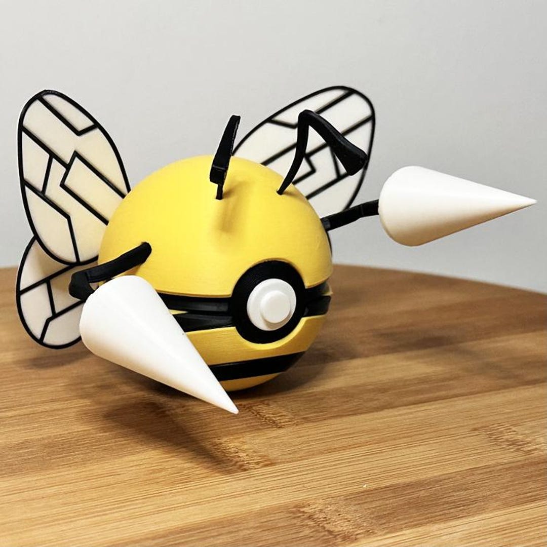 Pokeball Beedrill – Pokémon 3D Printed Decorative Figure – Collection ...