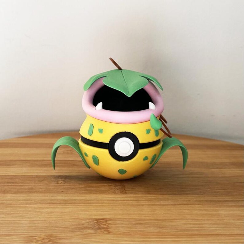 Pokeball Victreebel – Pokémon 3D Printed Decorative Figure – Collection ...