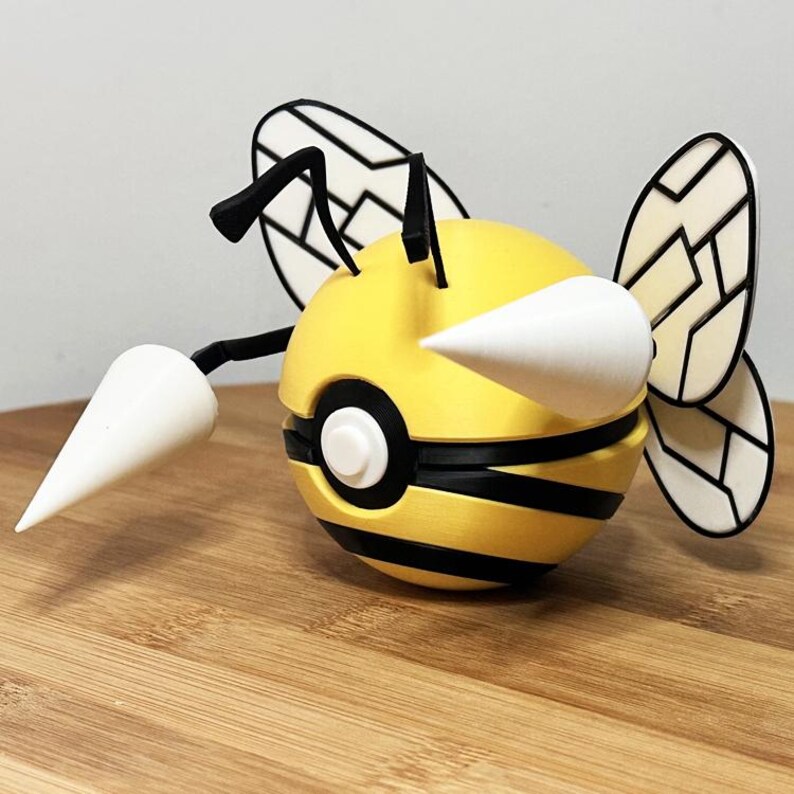 Pokeball Beedrill – Pokémon 3D Printed Decorative Figure – Collection ...