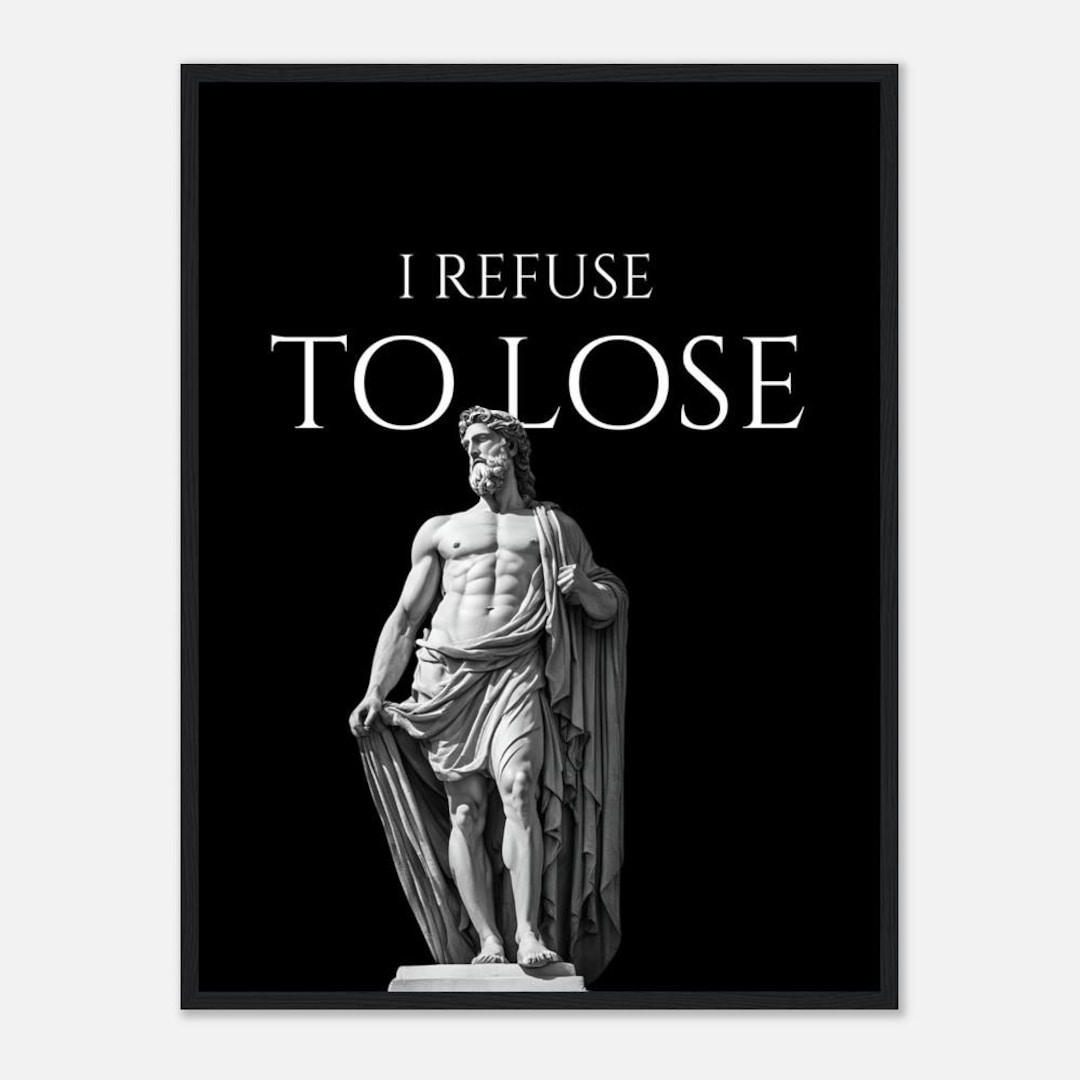 Greek Philosopher Motivational Luxurious Framed Poster - Etsy