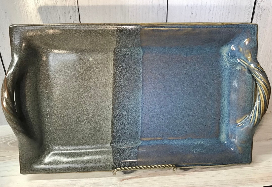 Handmade Pottery Handled Serving Tray--choose Your Glaze--handmade ...