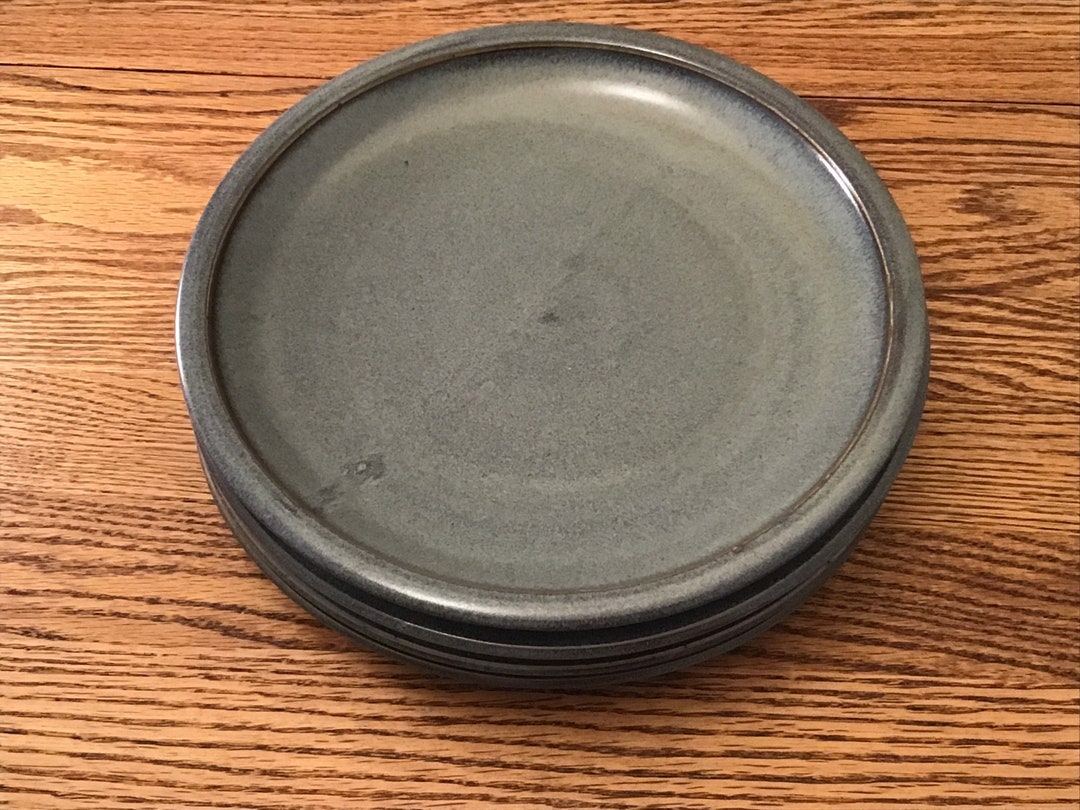 Set of 8 Dinner Plates 10.25 Dinner Platesslate Glaze Dinner Plate Set ...