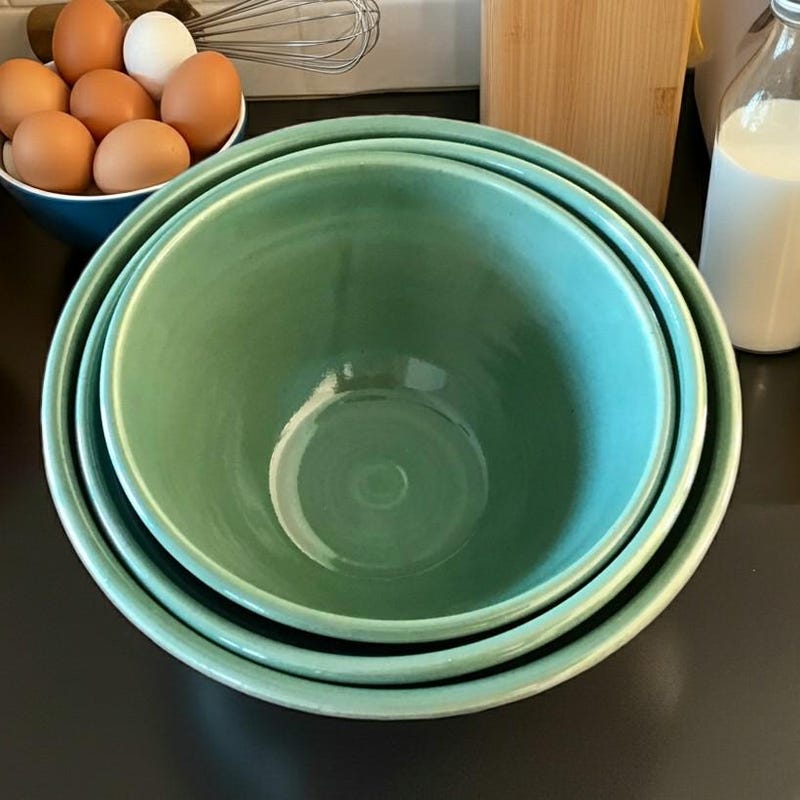 Stoneware Bowls Nesting - Etsy