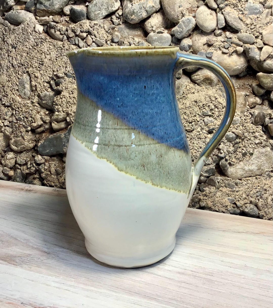 Ceramic Pitcher--handmade Ceramic Pitcher--choose Your Glaze--45-ounce ...