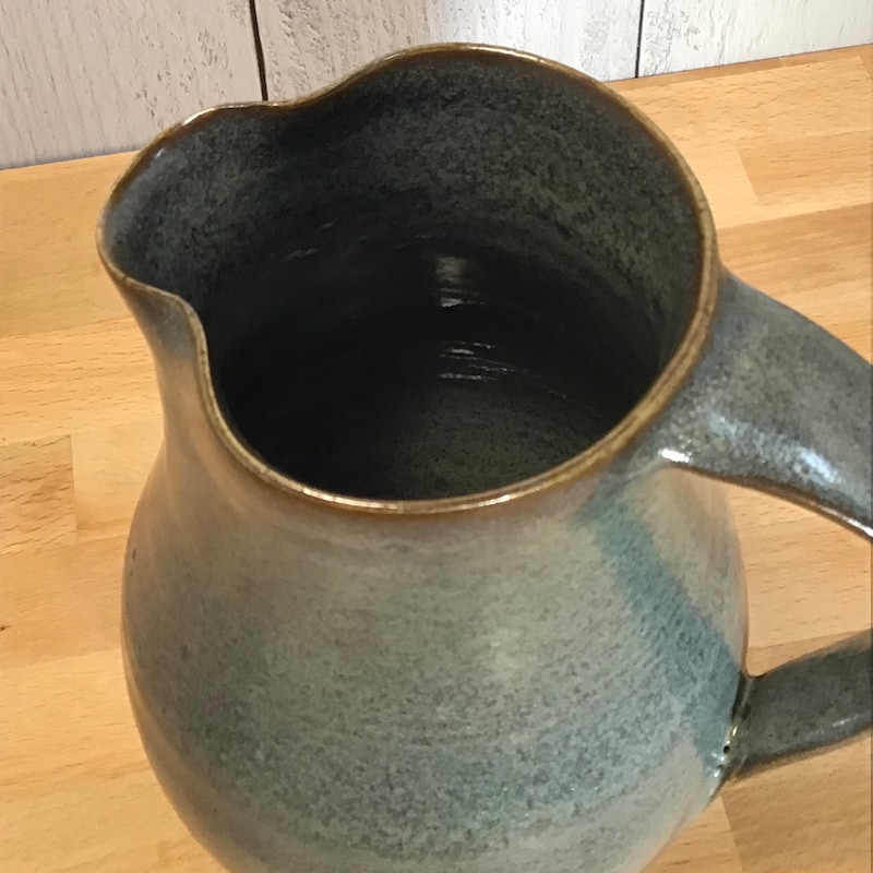 Red Ceramic Pitcher - Etsy
