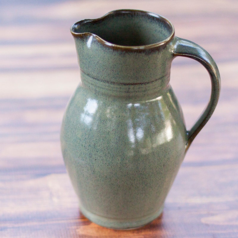 Pottery Water Pitcher - Etsy