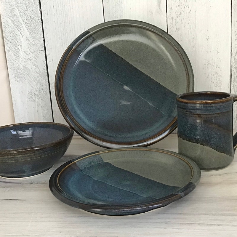 Gold Dinnerware Set - Etsy