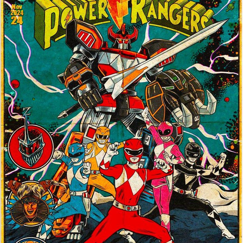 Power Rangers Banner - Etsy