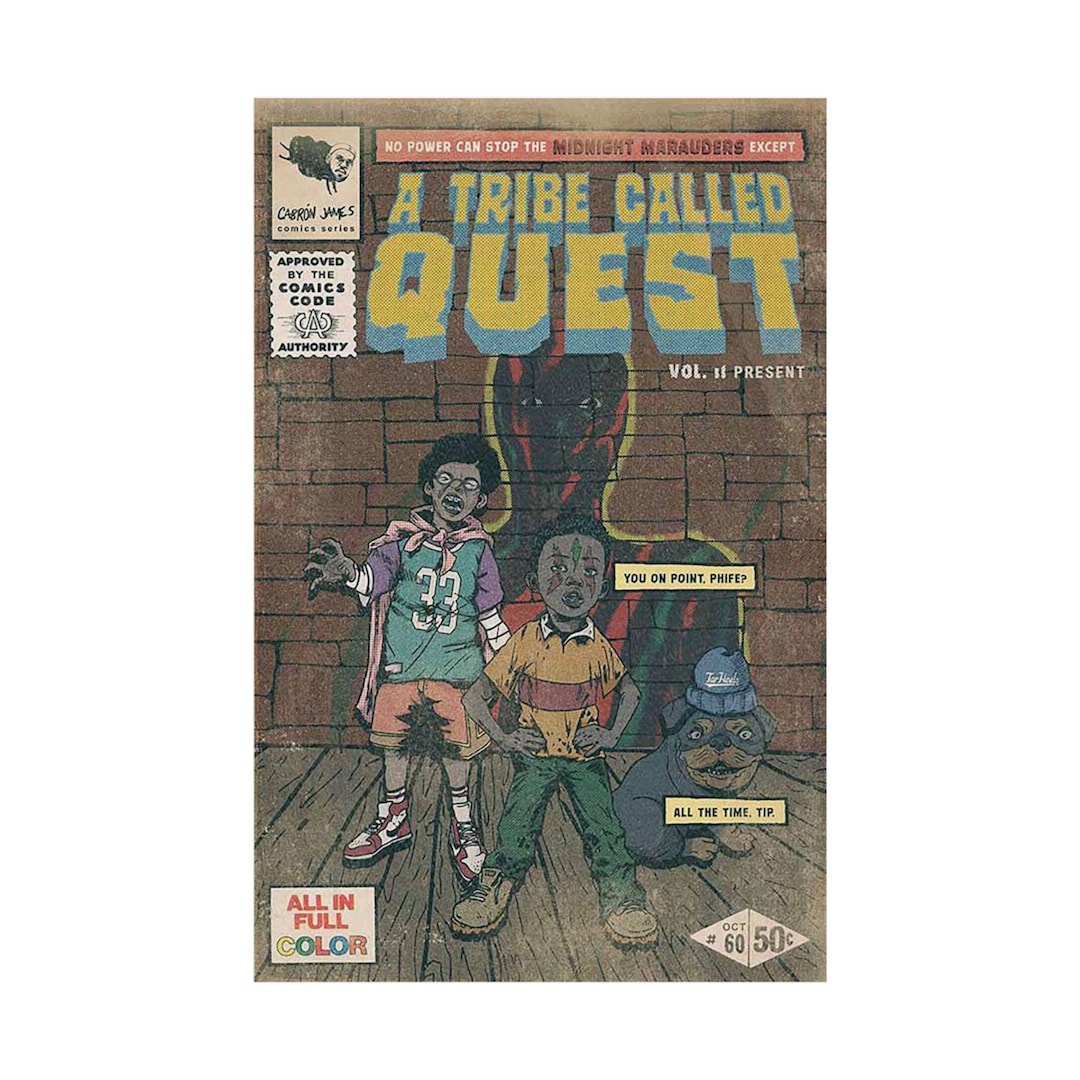 A Tribe Called Quest Vintage Wall Art, Cool Matte Vertical Posters for ...