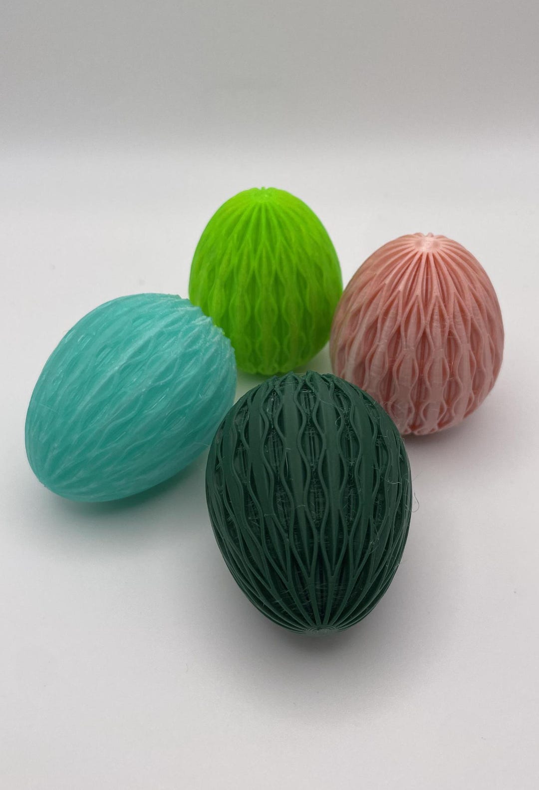 3D Printed Fidget Egg – Textured Sensory Toy for Stress Relief & Focus ...