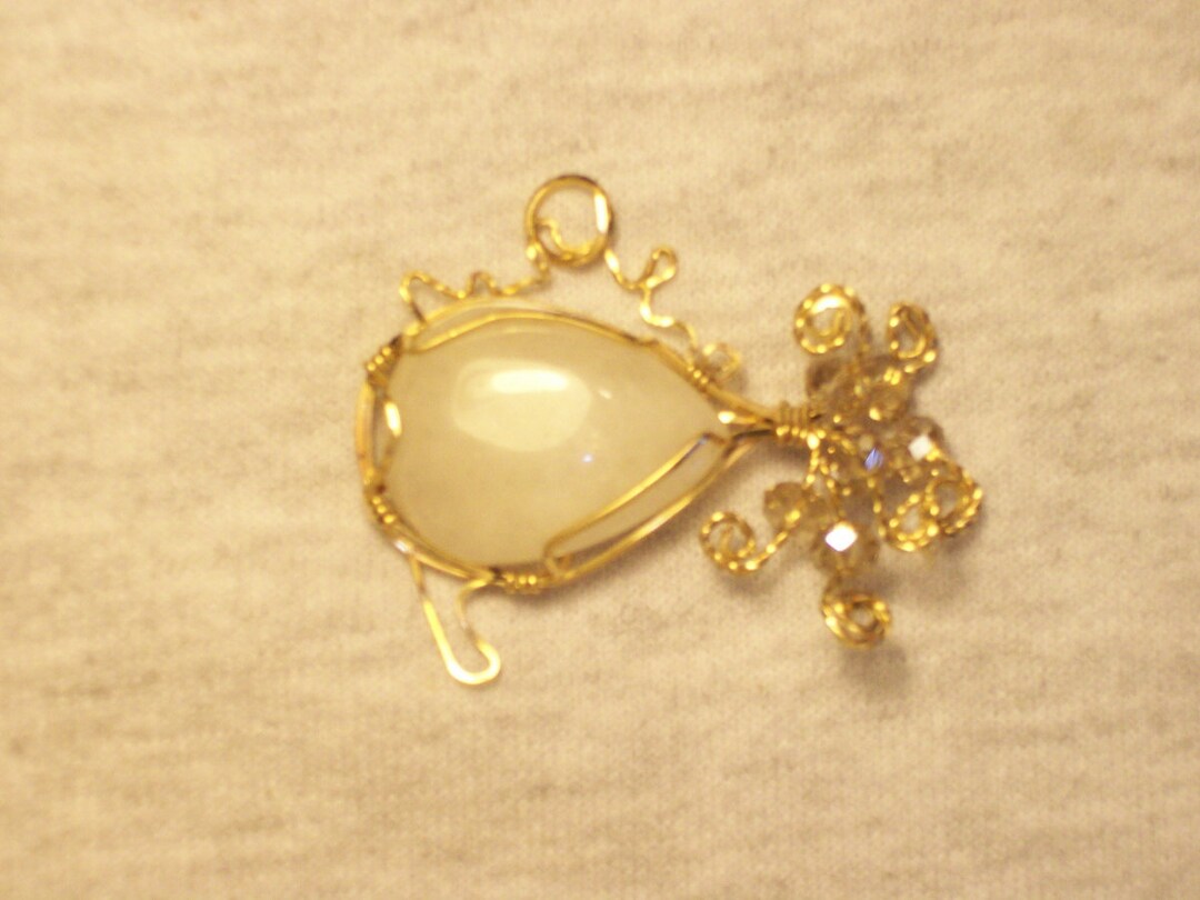 Wire Sculptured Pendant, Goldfish Pendant, 14 Kt Gold, Wire Wrapped, - Etsy